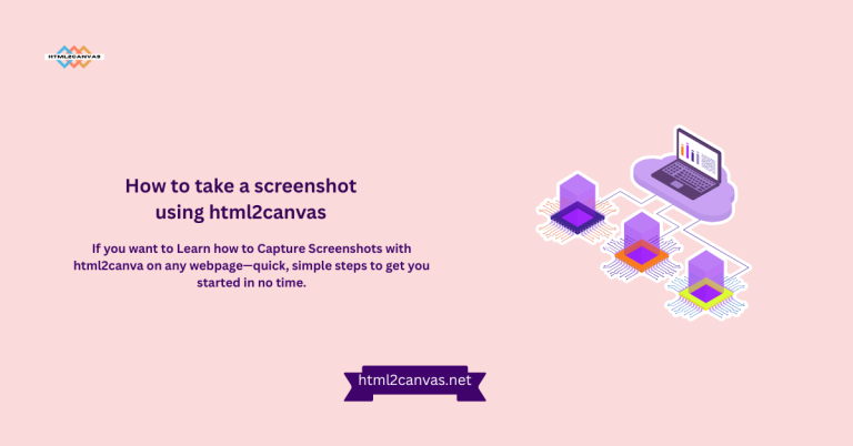 Capture Screenshot using html2canvas Easily| step- by -step